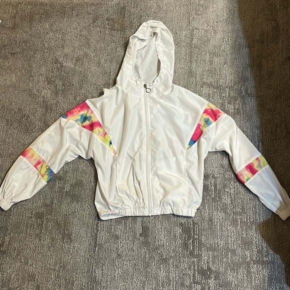 No Boundaries | Jackets & Coats | No Boundaries White And Tie Dye Wind ...